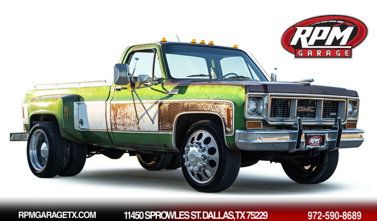 1974 GMC 3500 Custom Patina Style Dually 454ci V8 Engine with AC ...